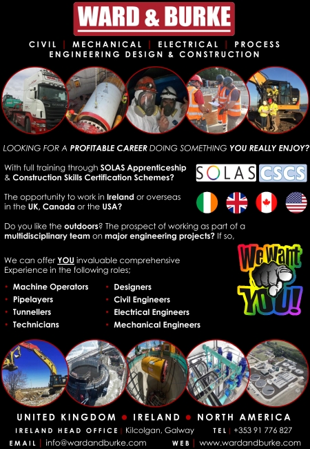 Careers - Ward & Burke Construction Ltd | Bridges | Drainage & Sewerage ...