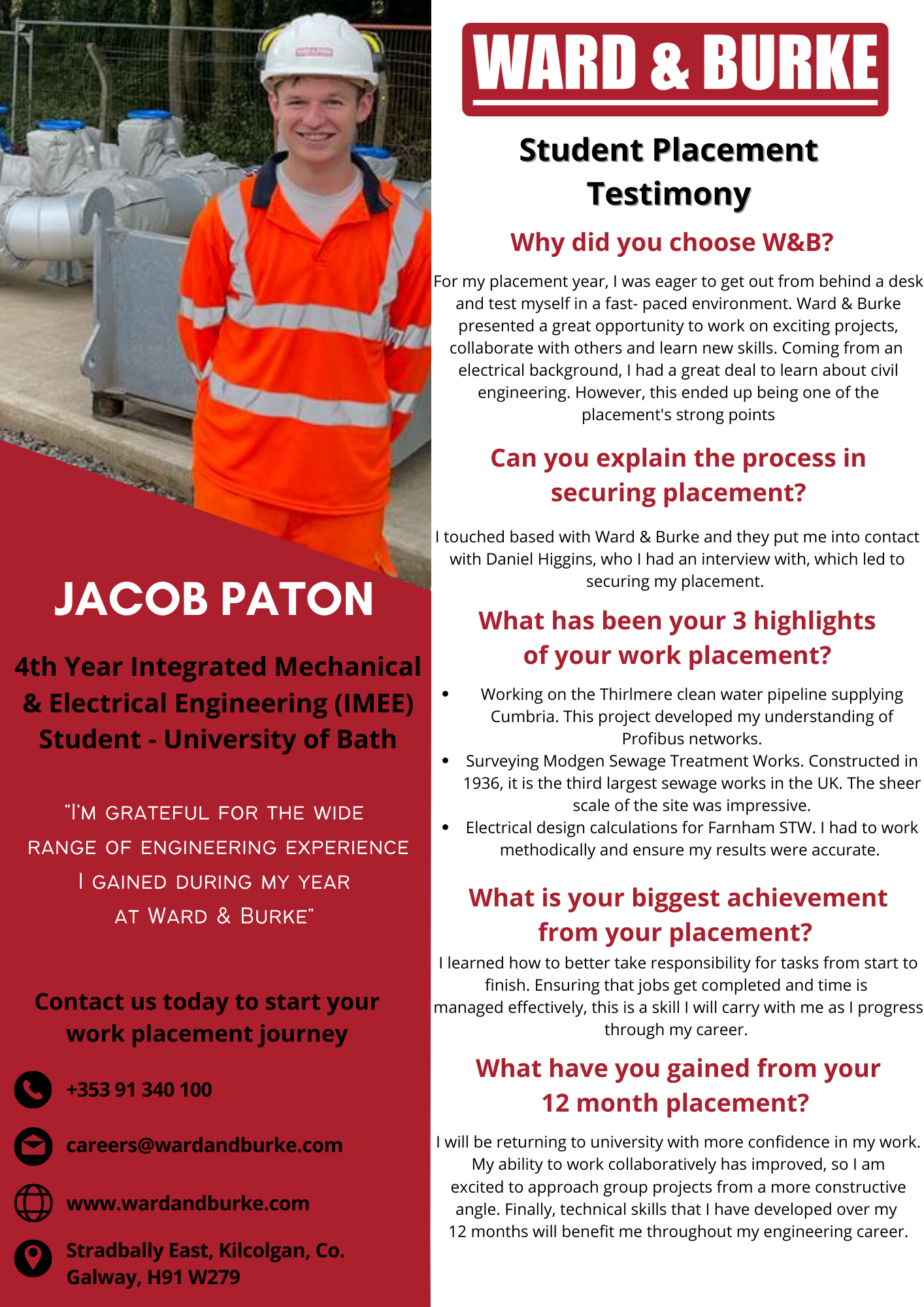 Apprenticeship Opportunities - Ward & Burke Construction Ltd | Bridges ...